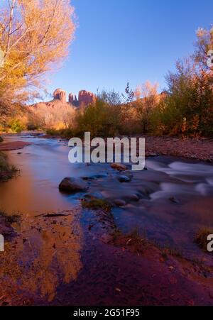 AZ, Arizona, Sedona, Crescent Moon Recreation Area, Red Rock Crossing ...