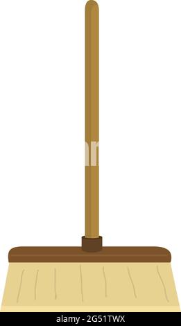 cartoon broom sweeping Stock Vector Image & Art - Alamy