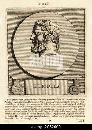 Heracles, hero of Greek mythology. He was the son of Zeus and Alcmena ...