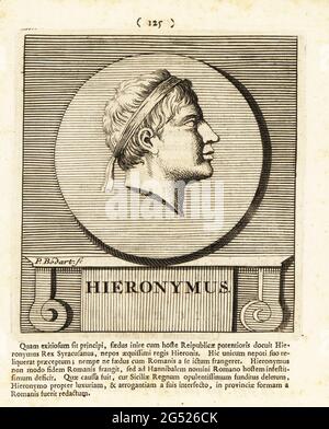 Hiero II, Greek tyrant of Syracuse, Sicily, from 275 to 215 BC. Former ...