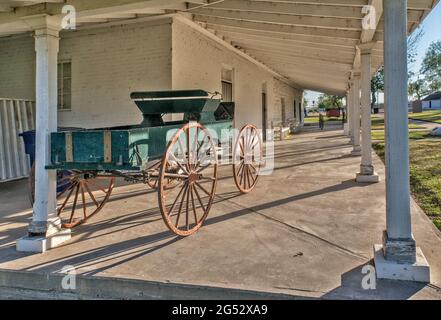 Fort Duncan Headquarters and Museum, Eagle Pass, Texas, USA Stock Photo ...