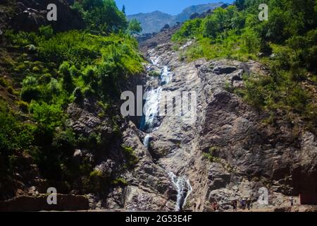 A small waterfall in the Atlas Mountains, Morocco Stock Photo - Alamy