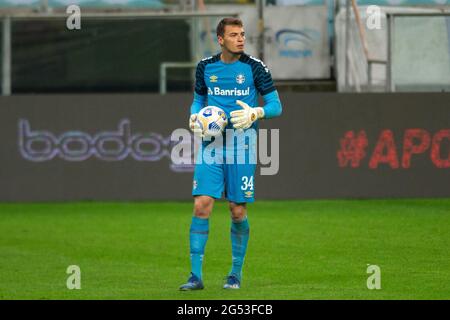 Porto Alegre, Brazil, 24th June 2021; Arena do Gremio, Porto Alegre ...