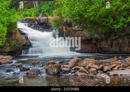 Ritchie Falls Minden Hills Ontario Canada in summer Stock Photo - Alamy