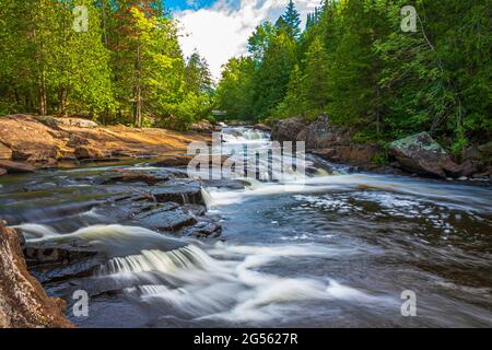 Ritchie Falls Minden Hills Ontario Canada in summer Stock Photo - Alamy