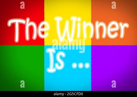 Winner Concept text on background Stock Photo - Alamy