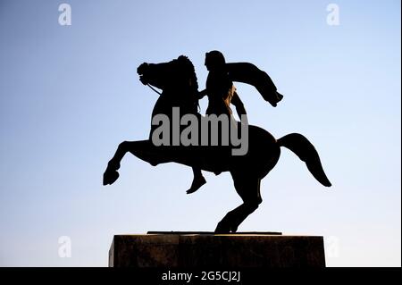 THESSALONIKI, GREECE - JULY 18 2019 : View of Thessaloniki seafront ...