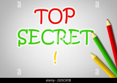 Top Secret Concept text on background Stock Photo - Alamy