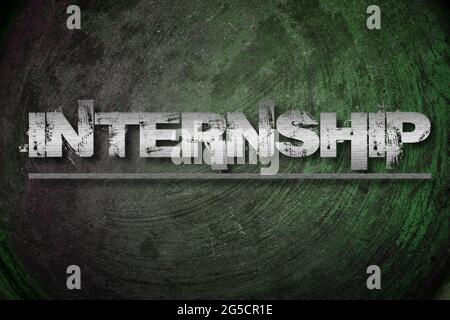 Internship Concept text on background Stock Photo - Alamy