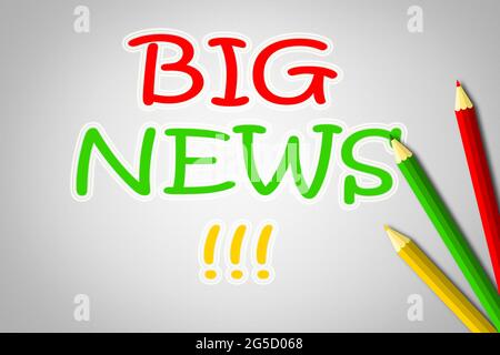 Big News Concept text on background Stock Photo - Alamy