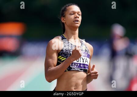 BREDA, NETHERLANDS - JUNE 26: Tasa Jiya of the Netherlands competing in ...