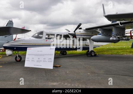 Britten-Norman BN-2A Islander G-BDWG of Euroair Stock Photo - Alamy
