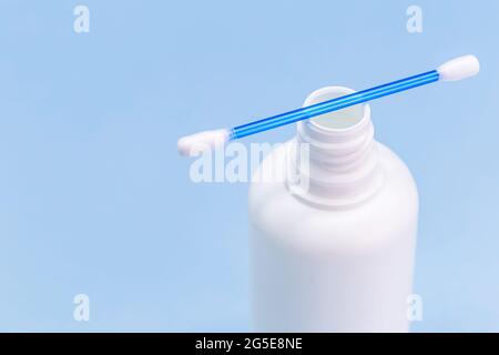 Bottle of Hydrogen Peroxide 6% Solution Disinfectant Mouthwash Stock ...