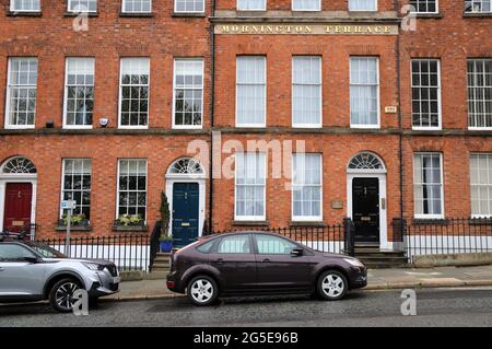 Liverpool, UK: Upper Duke Street and Mornington Terrace, a Grade II ...