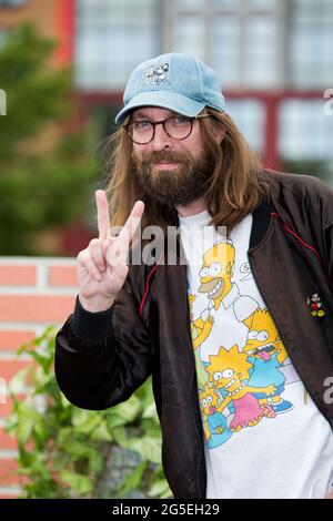 Breakbot aka Thibaut Berland attends the Disney's Hotel New York - The ...