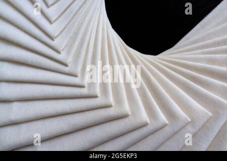 White Fabric folded of stacked . Fabric texture background Stock Photo ...