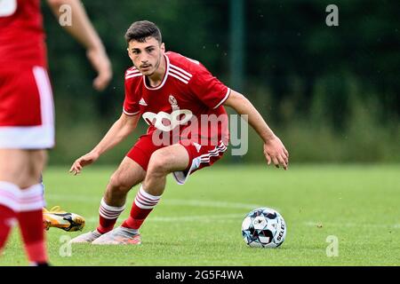 Standard's Cihan Canak is pictured during a training session of Belgian ...