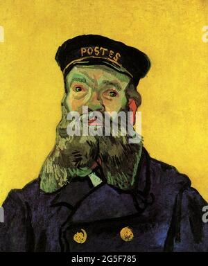 Vincent van Gogh, Portrait of postman Joseph Roulin (Arles, inizio ...