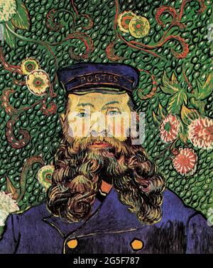 Vincent van Gogh, Portrait of the Postman Joseph Roulin. 1889. Post ...