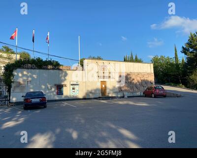Inkerman, Crimea-June 14, 2021: Urban landscape with a view of the ...