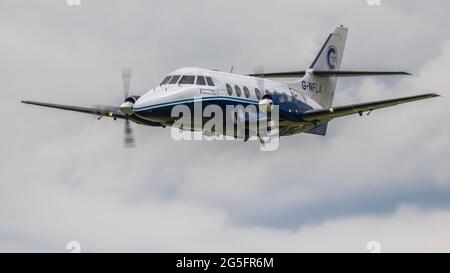 Cranfield University British Aerospace Jetstream 31 ‘G-NFLA’ airborne ...
