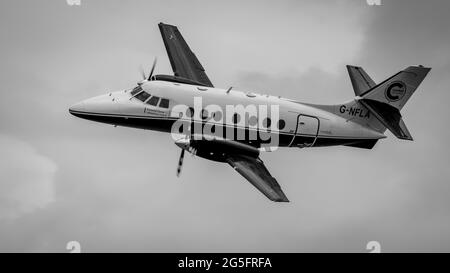 Cranfield University British Aerospace Jetstream 31 ‘G-NFLA’ airborne ...