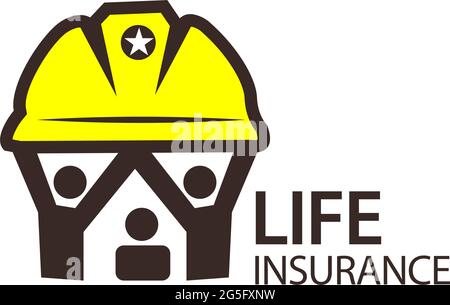 Life insurance logo stock. flat design. logo vector illustration Stock ...