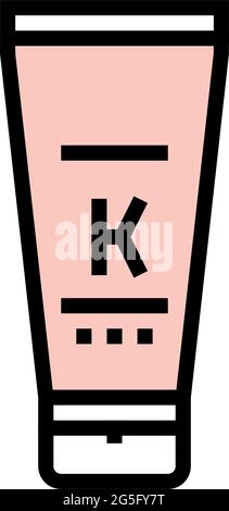 oil keratin drop color icon vector illustration Stock Vector Image ...