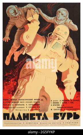 Vintage Soviet Science Fiction Movie Poster - The Secret Of Two Oceans ...