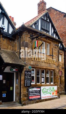 The Fleece Inn, the oldest public house in the market town of ...