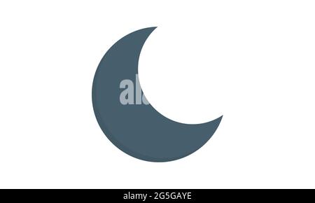 half moon icon Stock Vector Image & Art - Alamy