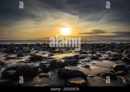 The beach at Shell Island, Gwynedd, North Wales Stock Photo - Alamy