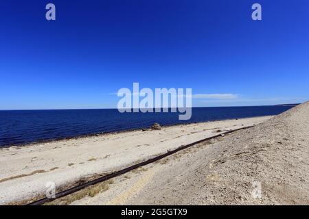 Long Island Sound off of Port Jefferson Long Island New York Stock ...