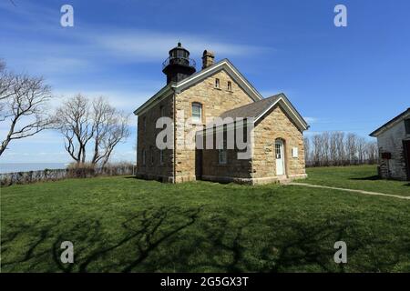 Old Field Lighthouse Long Island New York Stock Photo - Alamy