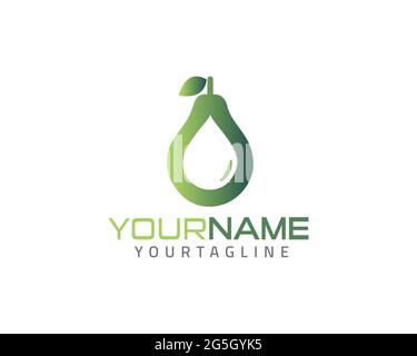 Vector logo for pear Stock Vector Image & Art - Alamy