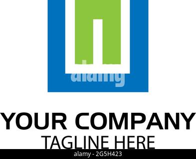 Initial UN logo design with World Map style, Logo business branding ...