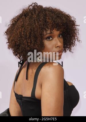 Jennifer Hudson arrives at the BET Awards 2021 held at the Microsoft ...