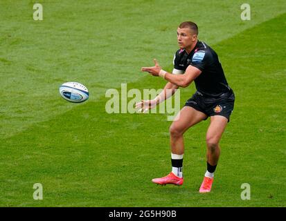 Exeter Chiefs' Henry Slade during the Gallagher PREM match at Sandy ...