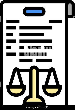 due diligence color icon vector illustration Stock Vector Image & Art ...