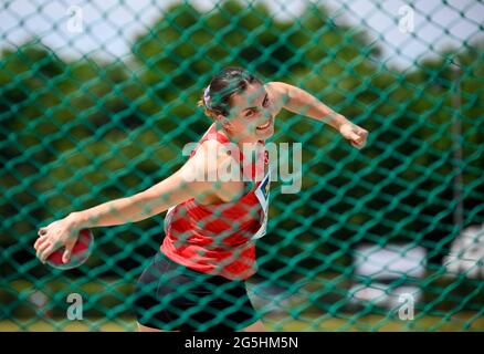 Marike Steinacker (TSV Bayer 04 Leverkusen) wird Deutsche Meisterin im ...