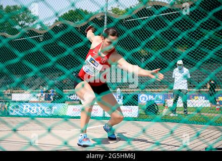 Discus Thrower Marike Steinacker Stock Photo - Alamy