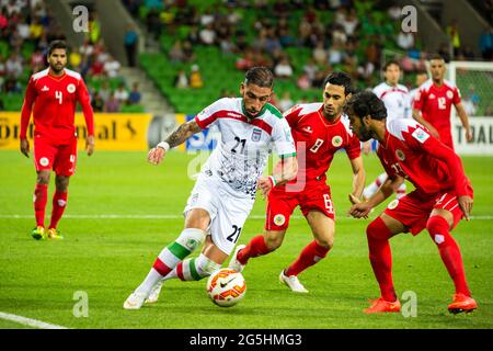 Iran Vs Bahrain in the Asian Cup 2015 Stock Photo - Alamy