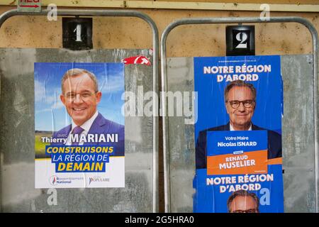 French regional elections, Salon de Provence, Bouches du Rhône, France ...