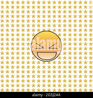 happy star emoticon comic character Stock Vector Image & Art - Alamy