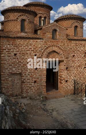 The west front of the Cattolica di Stilo, a Byzantine monastic church ...