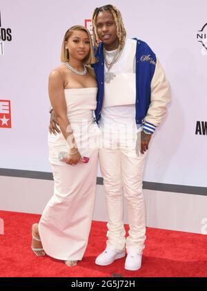 India Royale arrives at the BET Awards 2021 held at the Microsoft ...