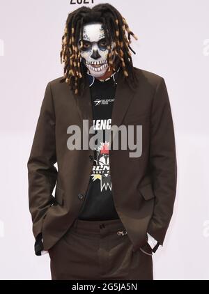 Note Marcato arrives at the BET Awards on Sunday, June 27, 2021, at the ...