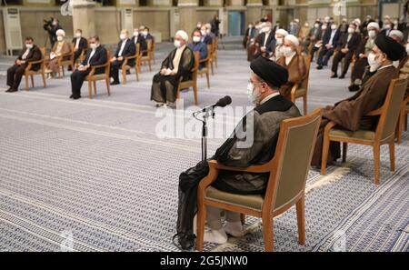Tehran, Iran. 28th June, 2021. The IRGC military uniform of Hassan ...