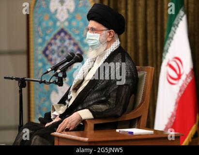 Tehran, Iran. 28th June, 2021. The IRGC military uniform of Hassan ...