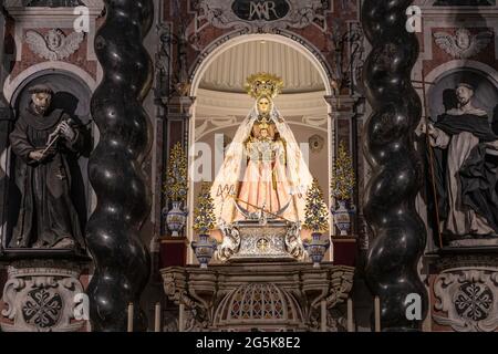 Cádiz, Spain - June 16, 2021: Large sailboat moored in the port of ...